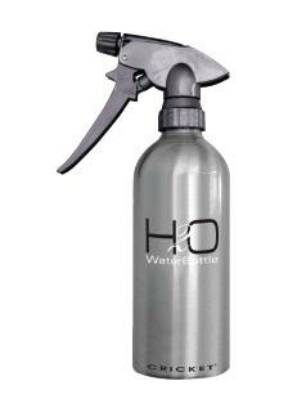 H20 - Silver Aluminium Water Spray Bottle - Combined Salon Supplies