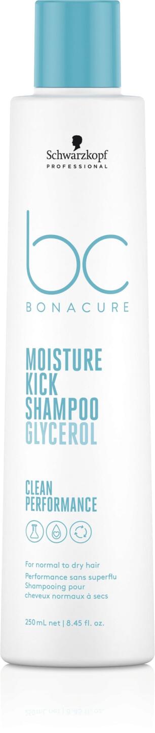 250ML BC Moisture Kick Shampoo - Combined Salon Supplies