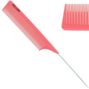 Vellen Premium Tail Comb - Pink - Combined Salon Supplies